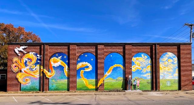 Highland Mural: History Becoming A Flight Into The Future - Metro East Star